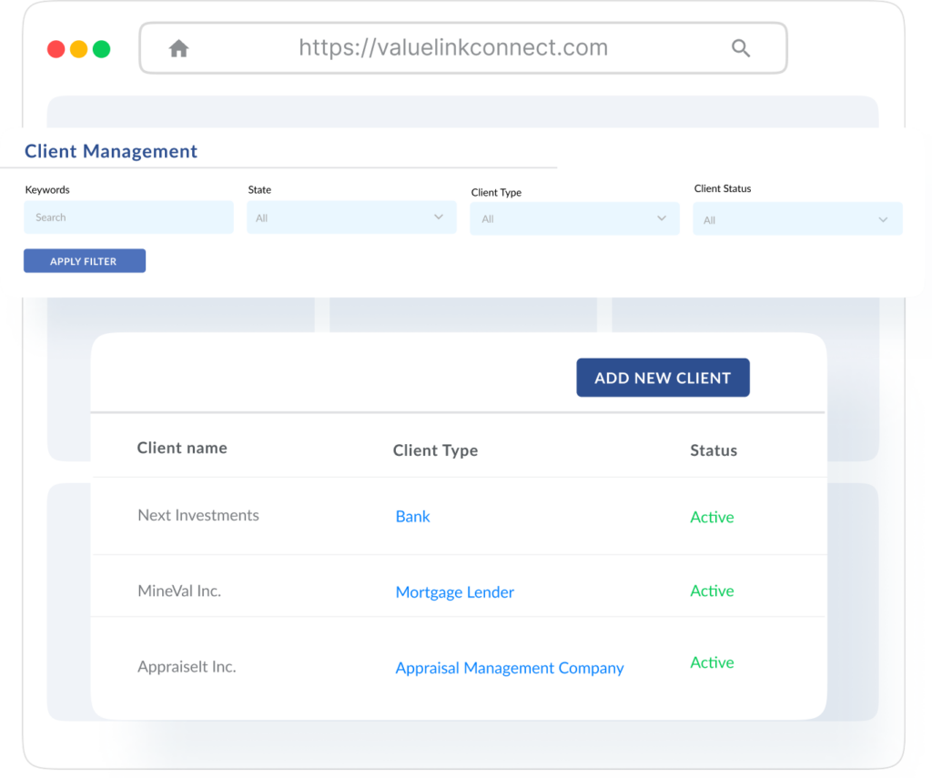 Features | Appraisal Management Software for Appraisers – ValueLink Connect