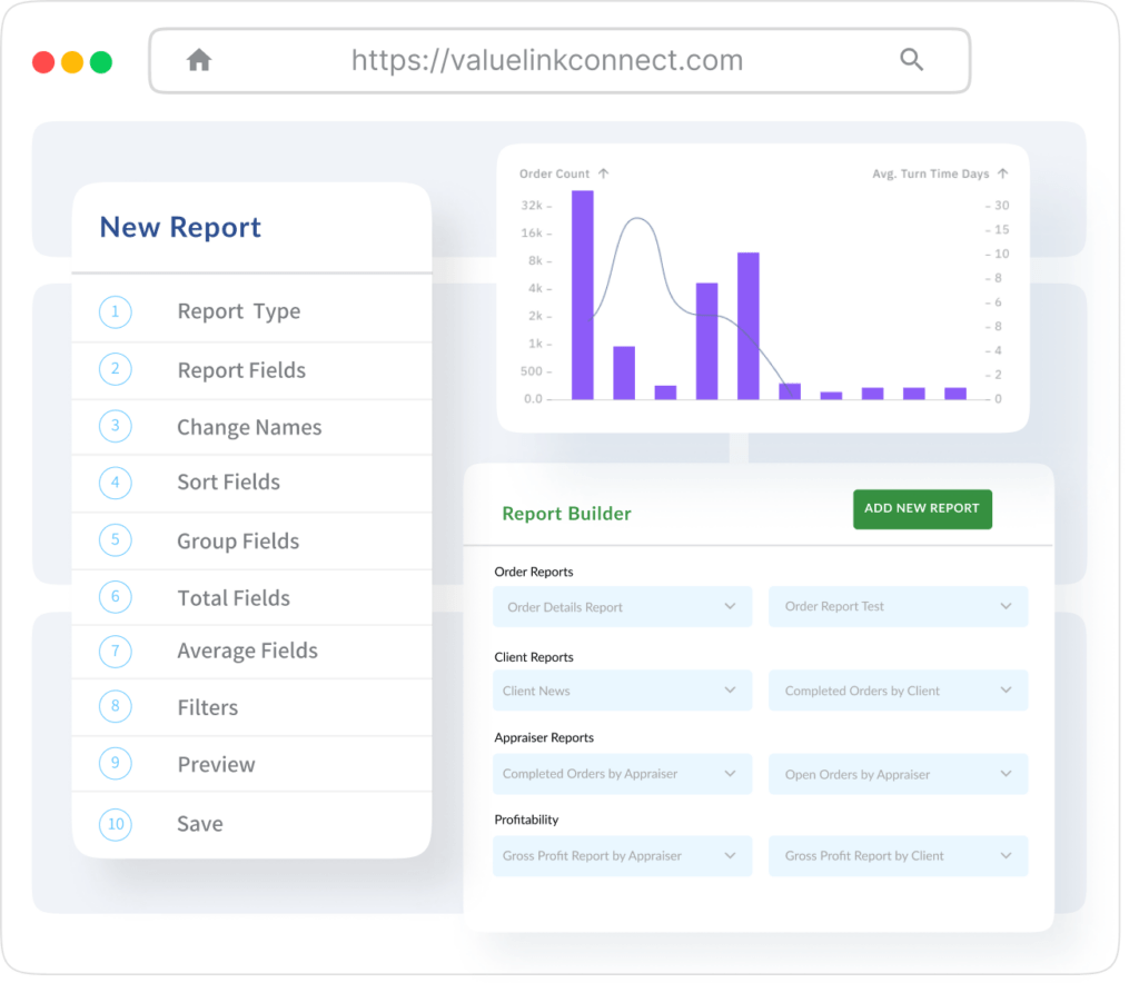 Features | Appraisal Management Software for Appraisers – ValueLink Connect