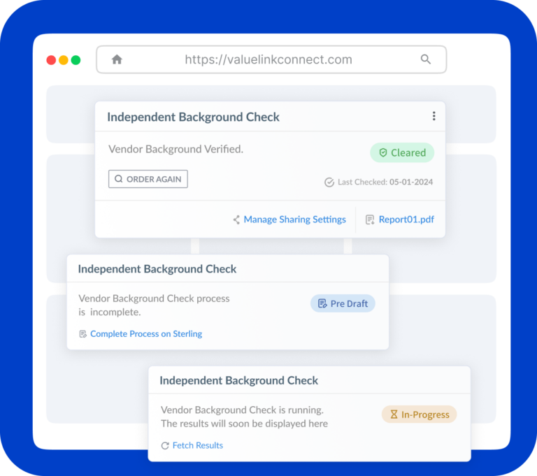 Background Check - ValueLink Connect